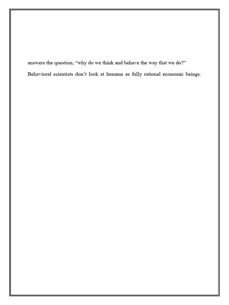 Behavioral Sciences Businesses Pdf Behavioural Sciences Behavior