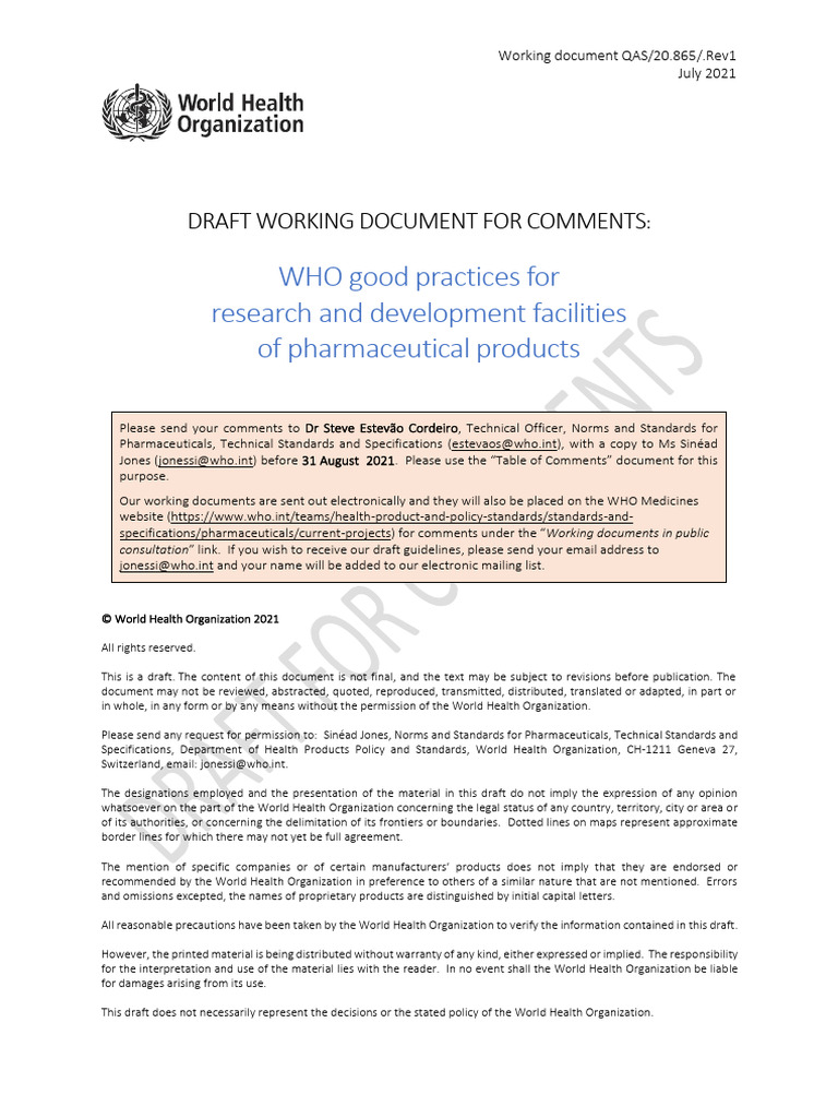 Recomendaci N de Buenas PR Cticas de Manufactura 1627999094 | PDF ...