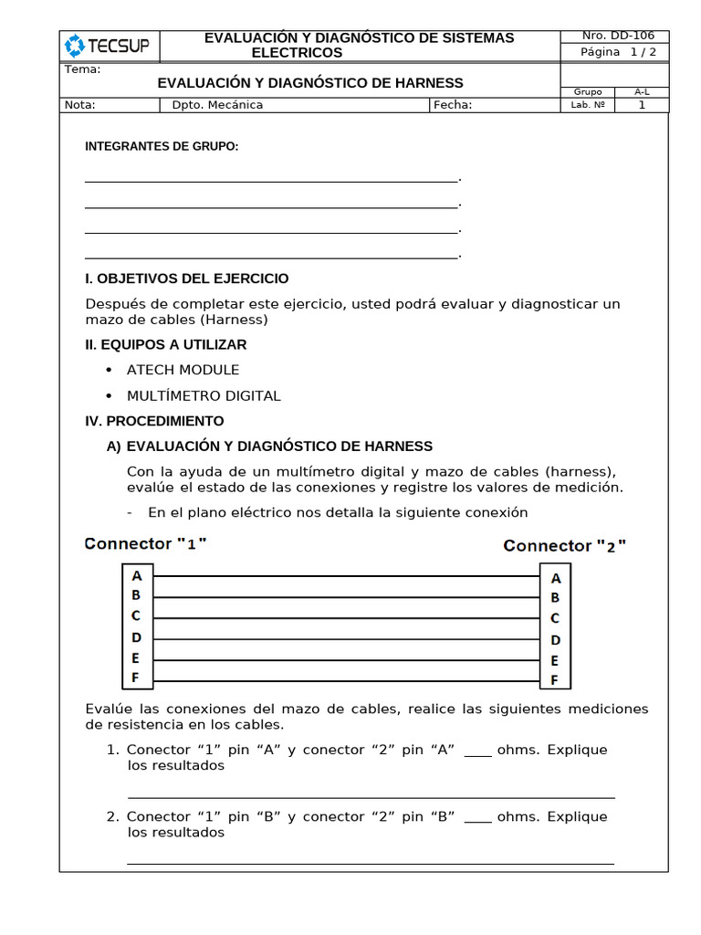 L1 ED Harness | PDF | Conector eléctrico | Ingenieria Eléctrica