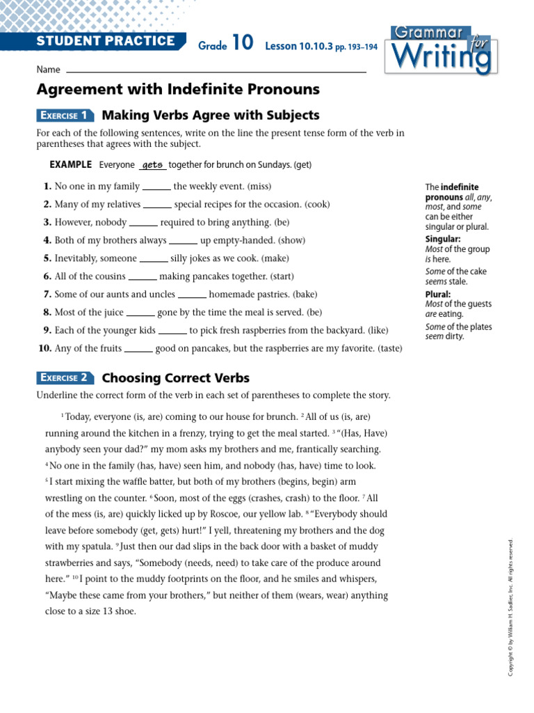10.3 Worksheet | PDF | Linguistic Typology | Languages