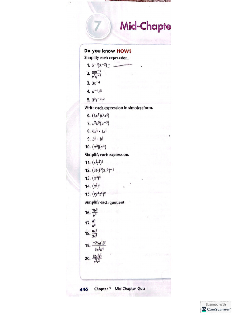 PRACTICE Exercises For Laws of Exponents | PDF