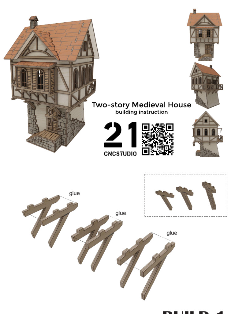 Medieval House 3mm | PDF