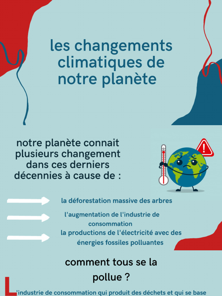 Les Changements Climatique | PDF