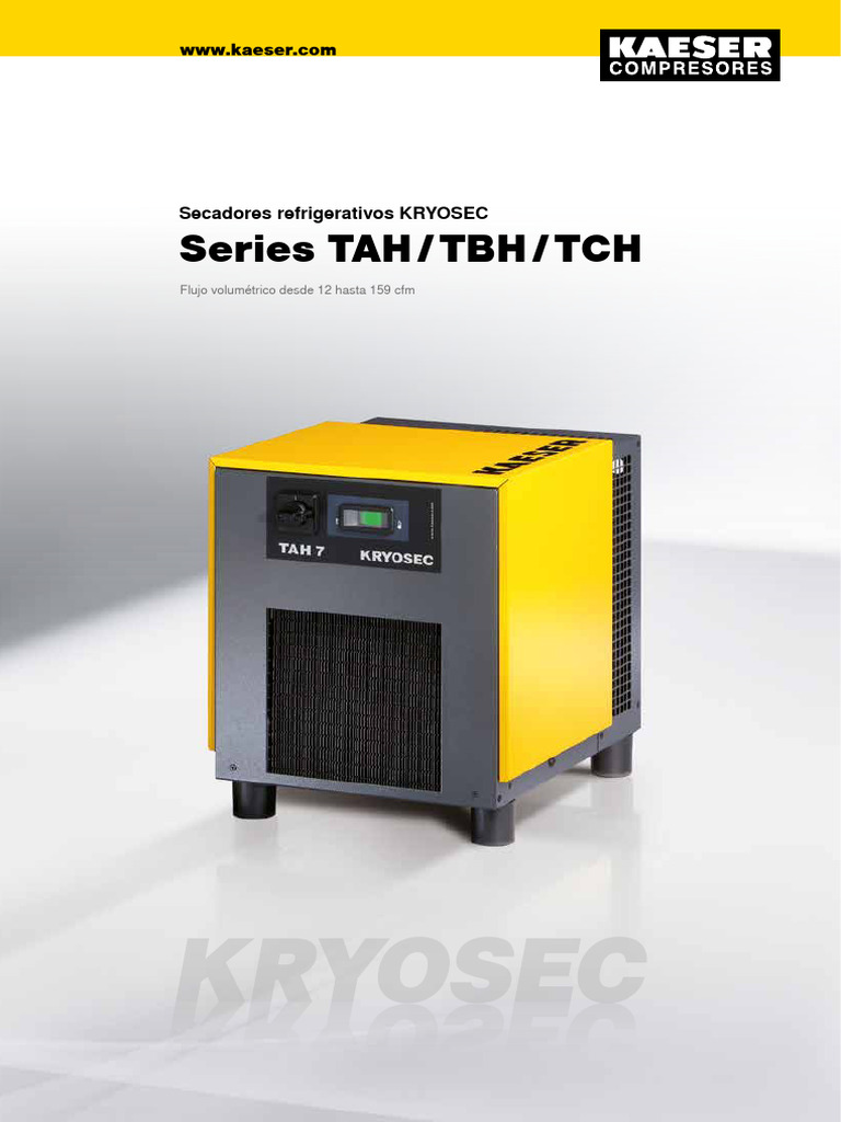 Secadores Serie Kryosec | PDF | Refrigerante | Refrigeración