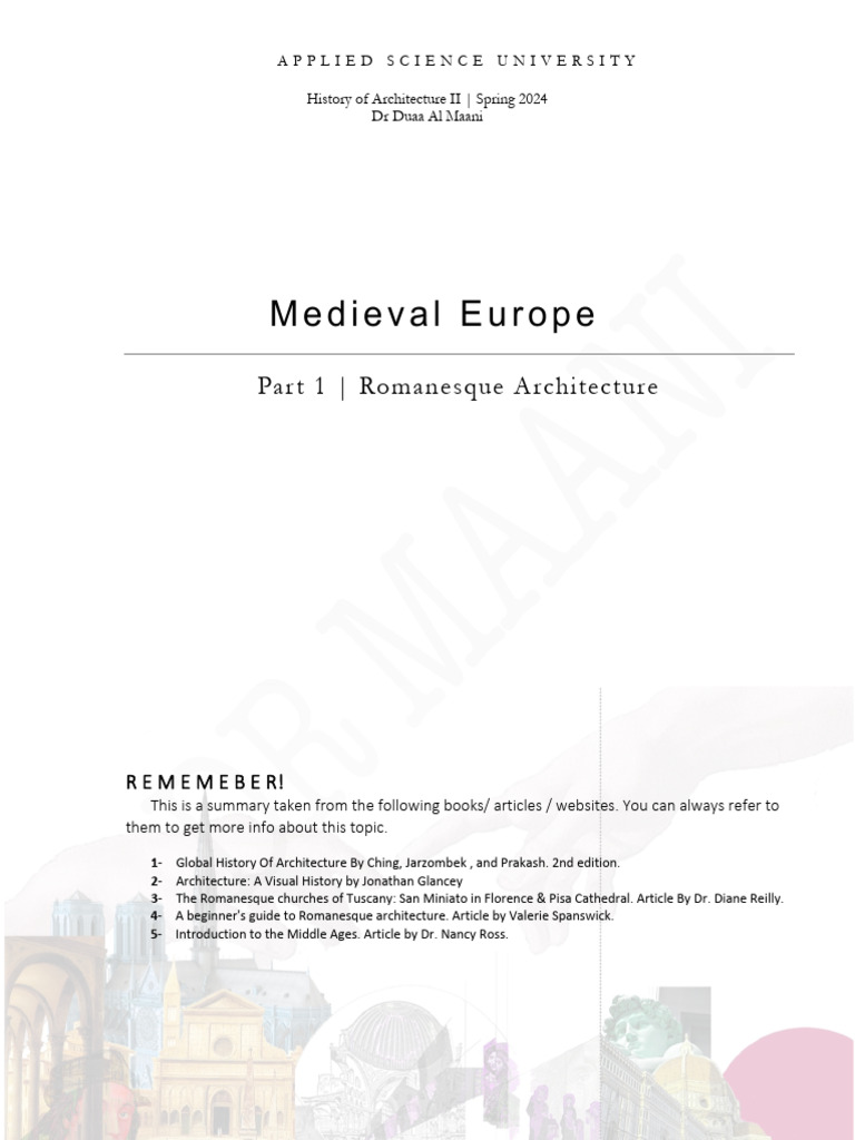 handout 2 (1) | PDF | Vault (Architecture) | Gothic Architecture