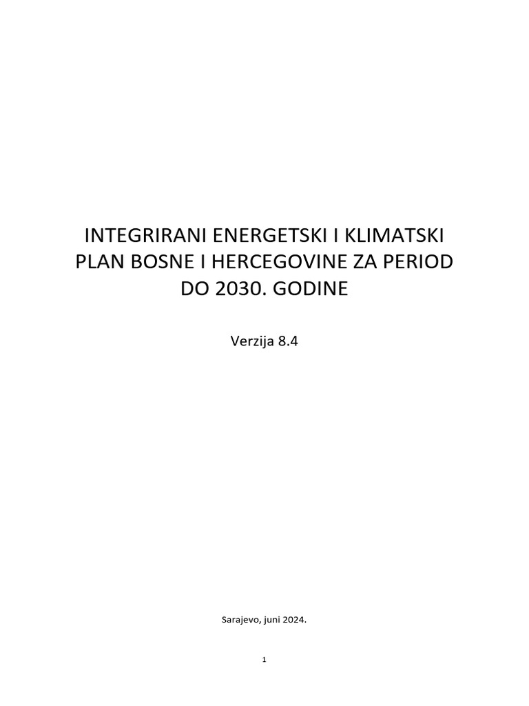 NECP-BiH-v 8 4 | PDF