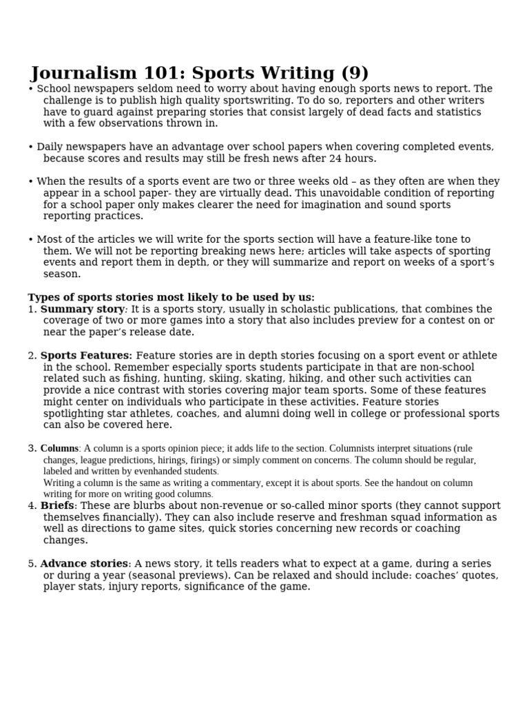 2 Journalism 101 Pdf Human Communication