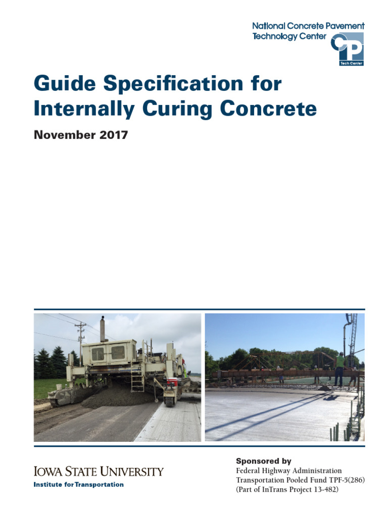 IC Guide Spec W CVR | PDF | Concrete | Construction Aggregate
