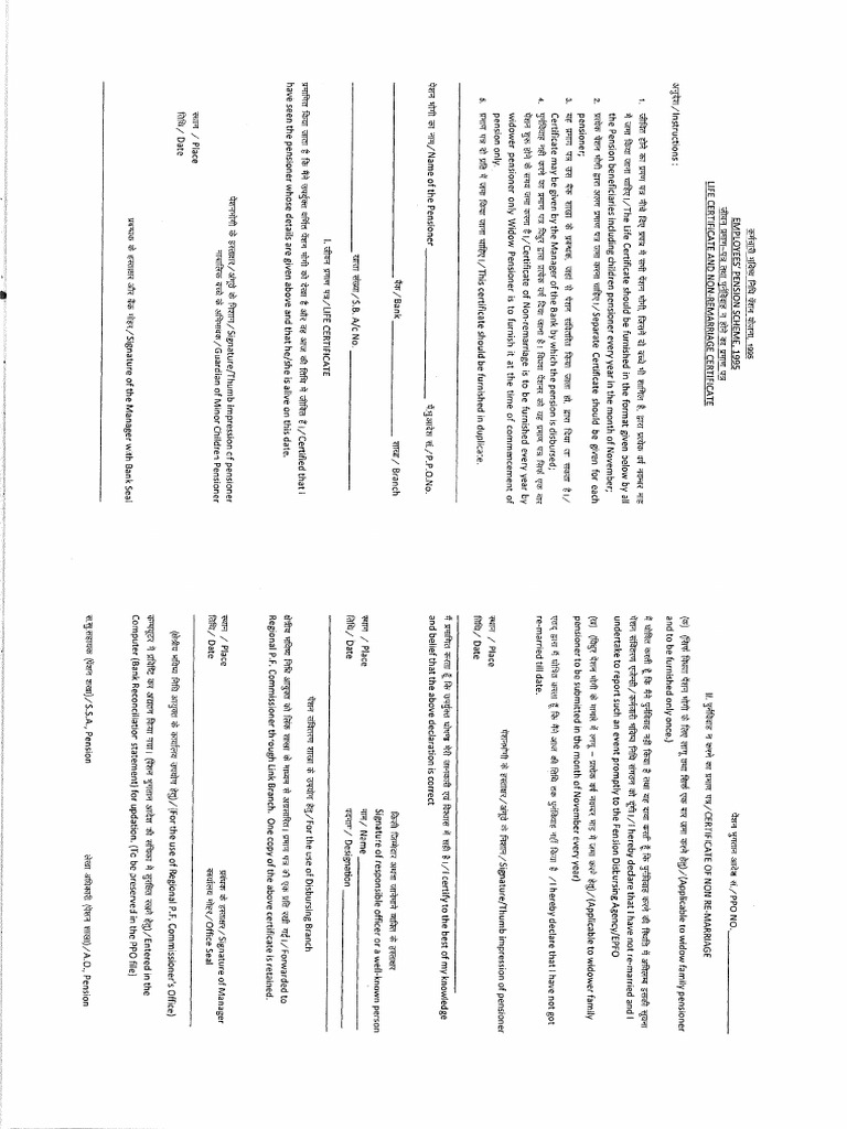 Non Marriage Certificate | PDF