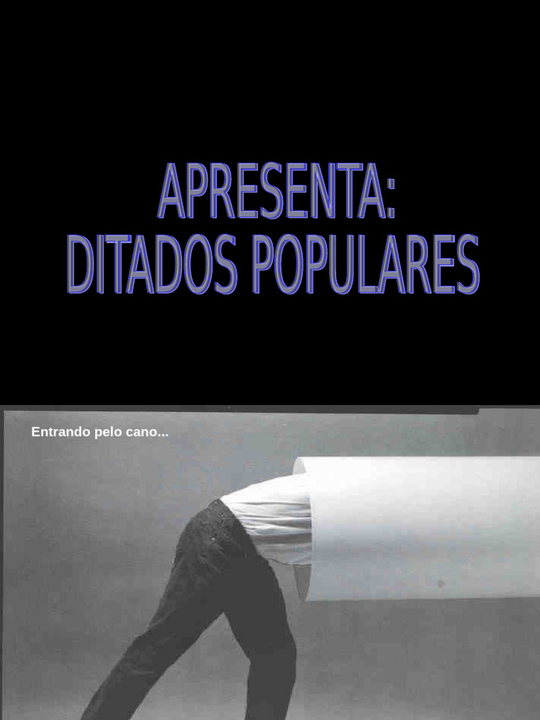 Ditados Populares | PDF
