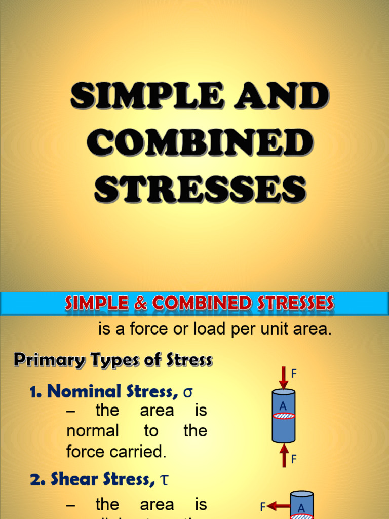 Understanding Stress and Strain Types | PDF | Stress (Mechanics ...