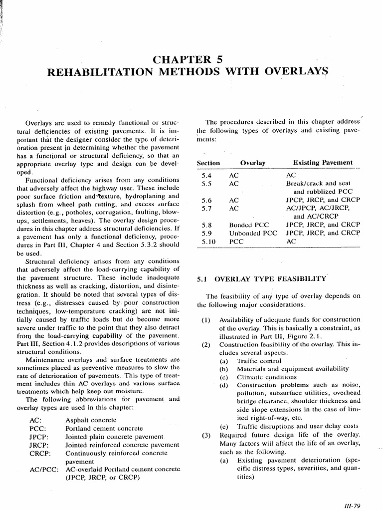 350-Chapter 5 Rehabilitation Methods With Overlays | PDF
