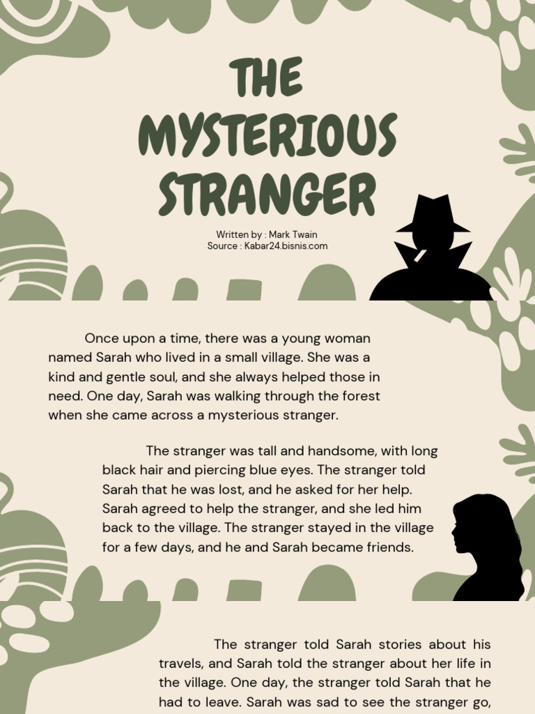 The Mysterious Stranger | PDF