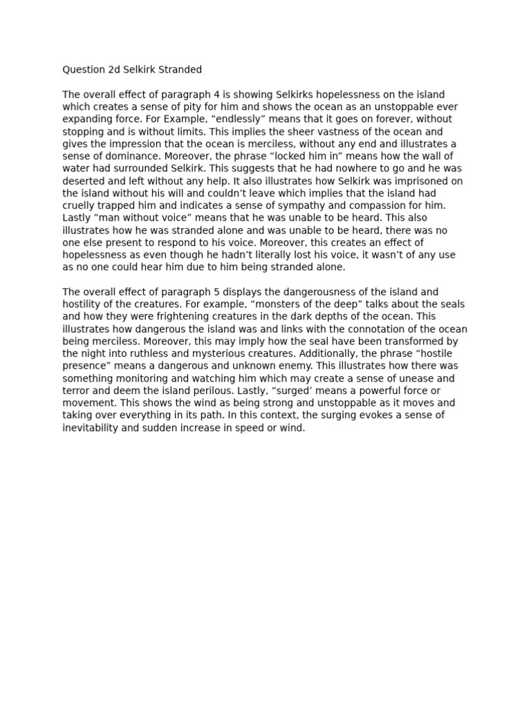 Question 2d Selkirk Stranded | PDF