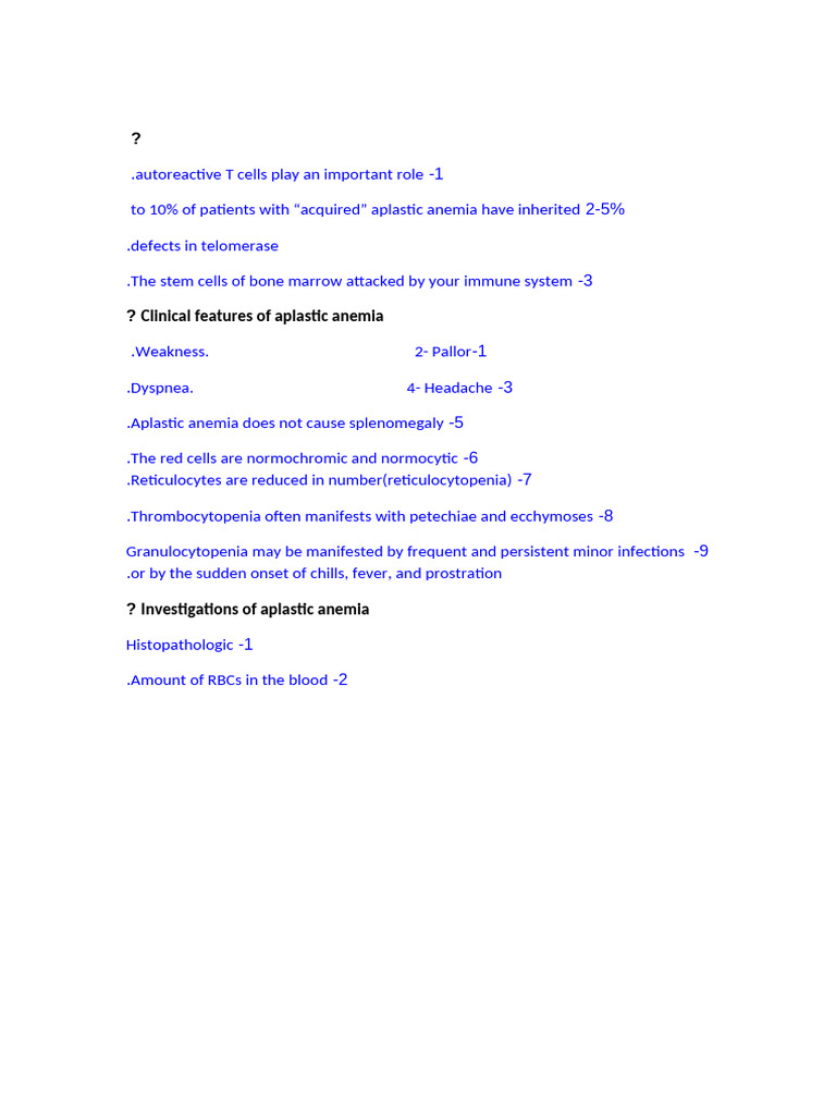 Causes of Aplas-L12 | PDF