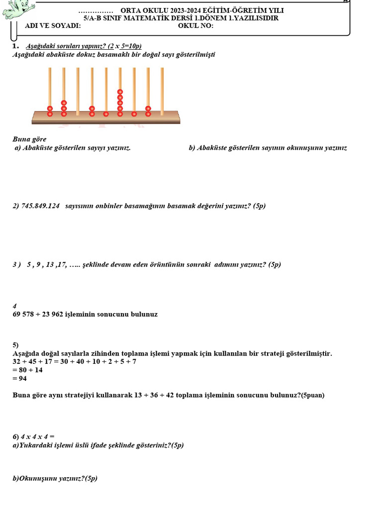 5 Bsnf1dnem1.yazl Senaryo4 | PDF