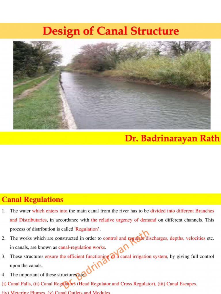 Design of Canal Structure_04 | PDF