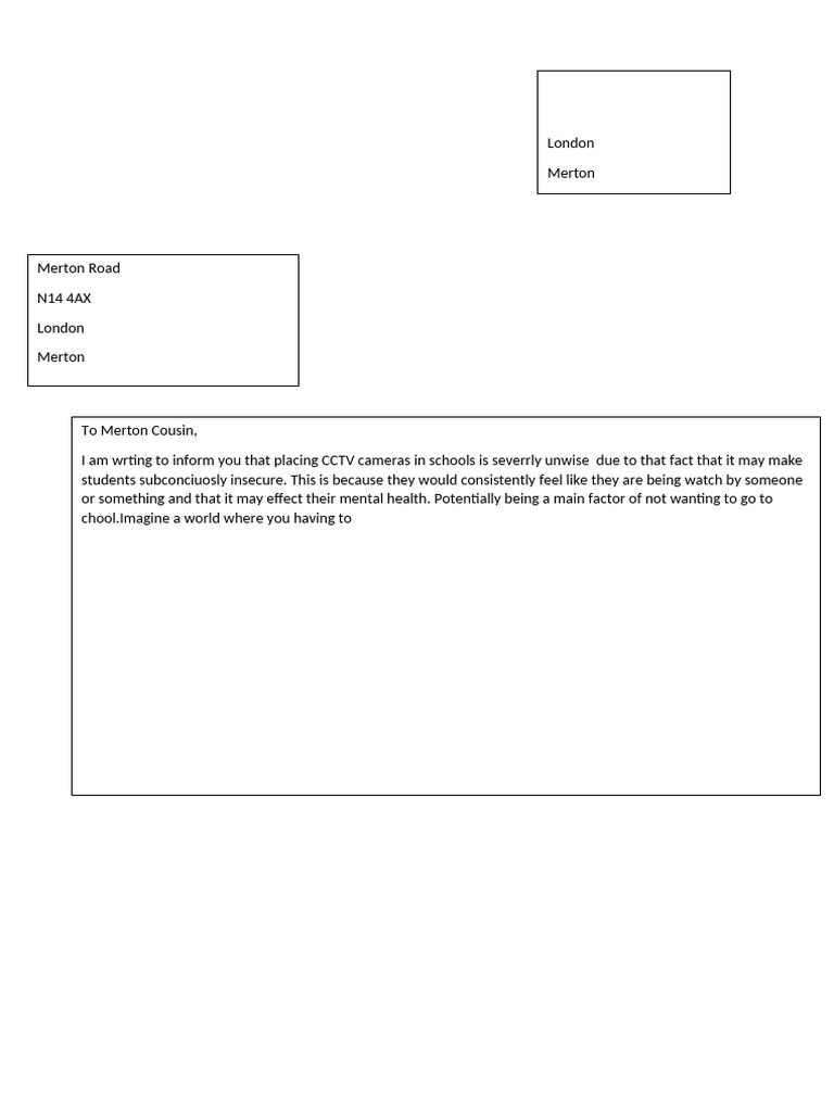 Letter Writing | PDF