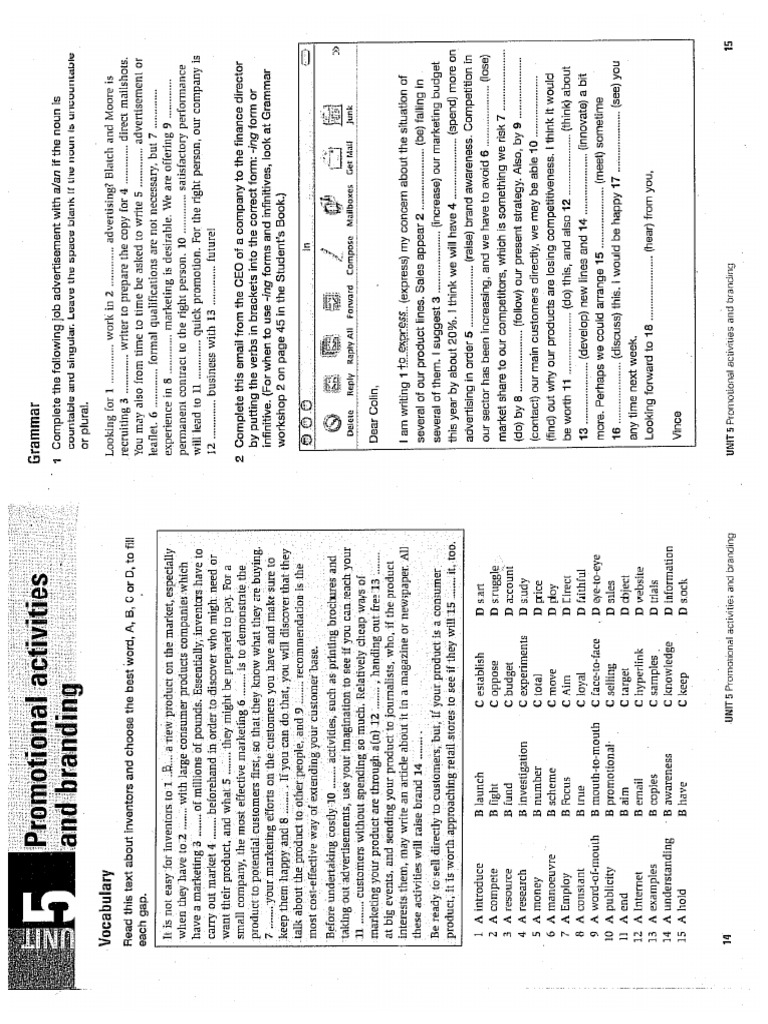 MKT Voc Practice | PDF