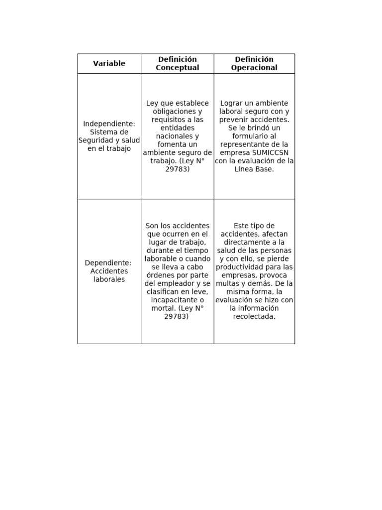 Matriz Operacional | PDF