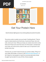Plant-Based Protein Sources Handout (1) - 1737209874533 | PDF