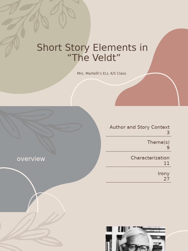 Analyzing "The Veldt" by Ray Bradbury | PDF | Ray Bradbury