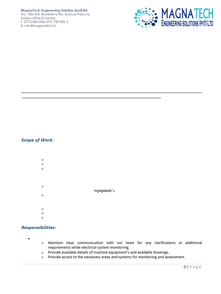 LOA - Green Cabin - Draft | PDF