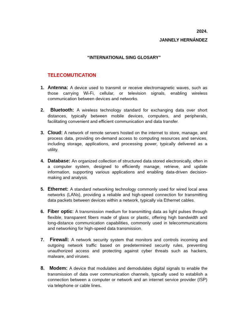 1 Ingles | PDF | Computer Network | Telecommunications