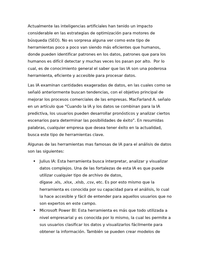 IA y SEO: Revolución en Posicionamiento | PDF | Posicionamiento en ...