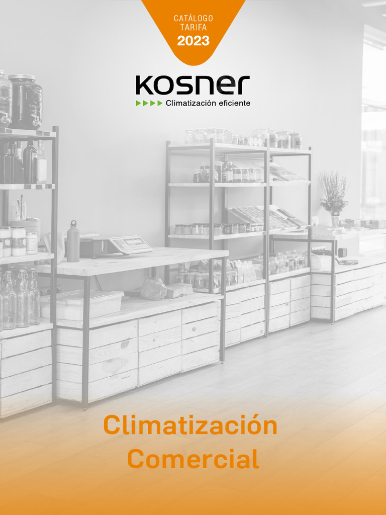 Catalogo Kosner Aire 2023 - 3 Comercial S-Precios | PDF | Tecnología