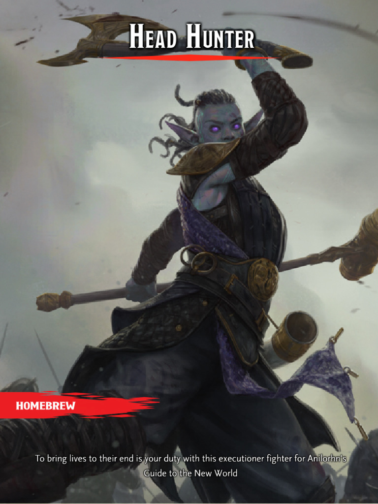 Fighter_ Head Hunter _ GM Binder | PDF