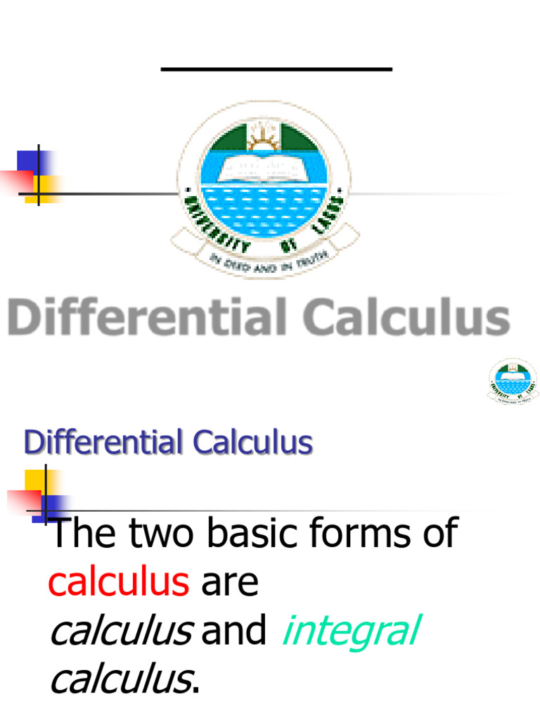 03 Differential Calculus 1 | PDF | Derivative | Trigonometric Functions