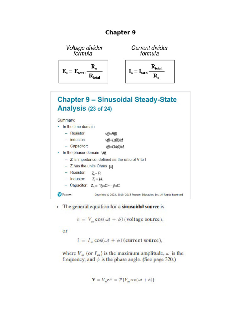 Cheat Sheet Circuits | PDF