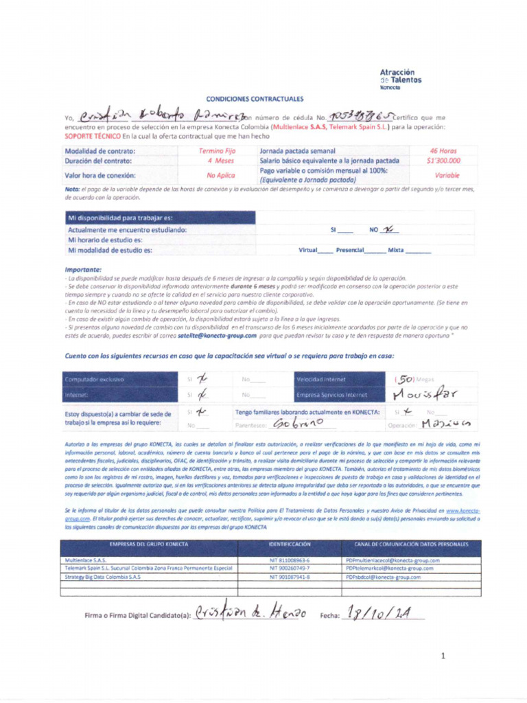 Contractual Esko Nect A | PDF