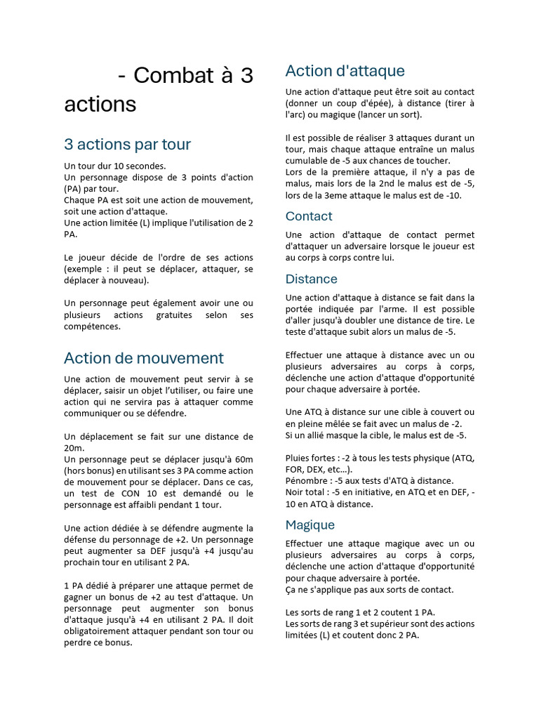 COF Systeme 3 PA 0 | PDF | Gaming