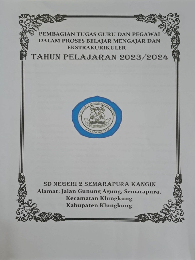 SK PEMBAGIAN TUGAS 23, 24 - Compressed ( | PDF