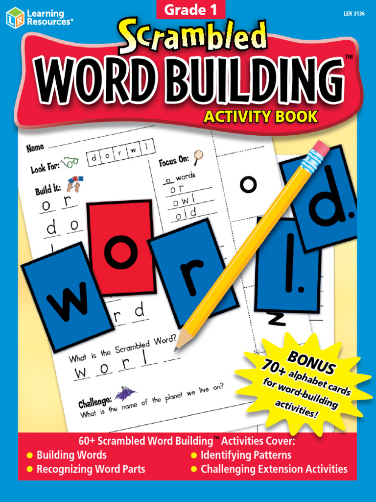 Scrambled-Word-Building-Activity-Book-Grade-1 | PDF | Books
