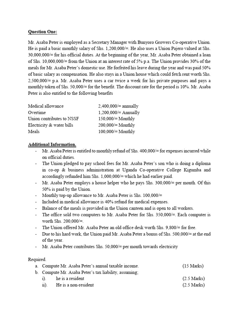 Class Work | PDF | Expense | Salary