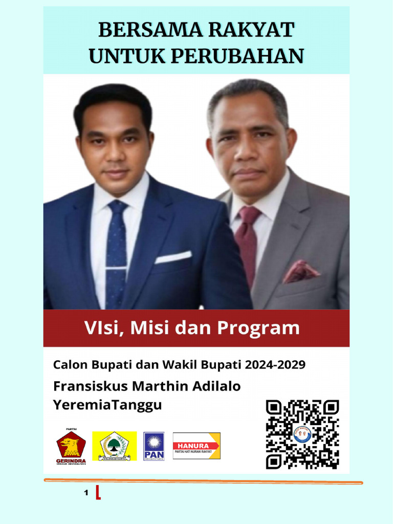 Visi dan Misi Paket RAKYAT 2024 Sumba | PDF | Bisnis | Pengelolaan ...