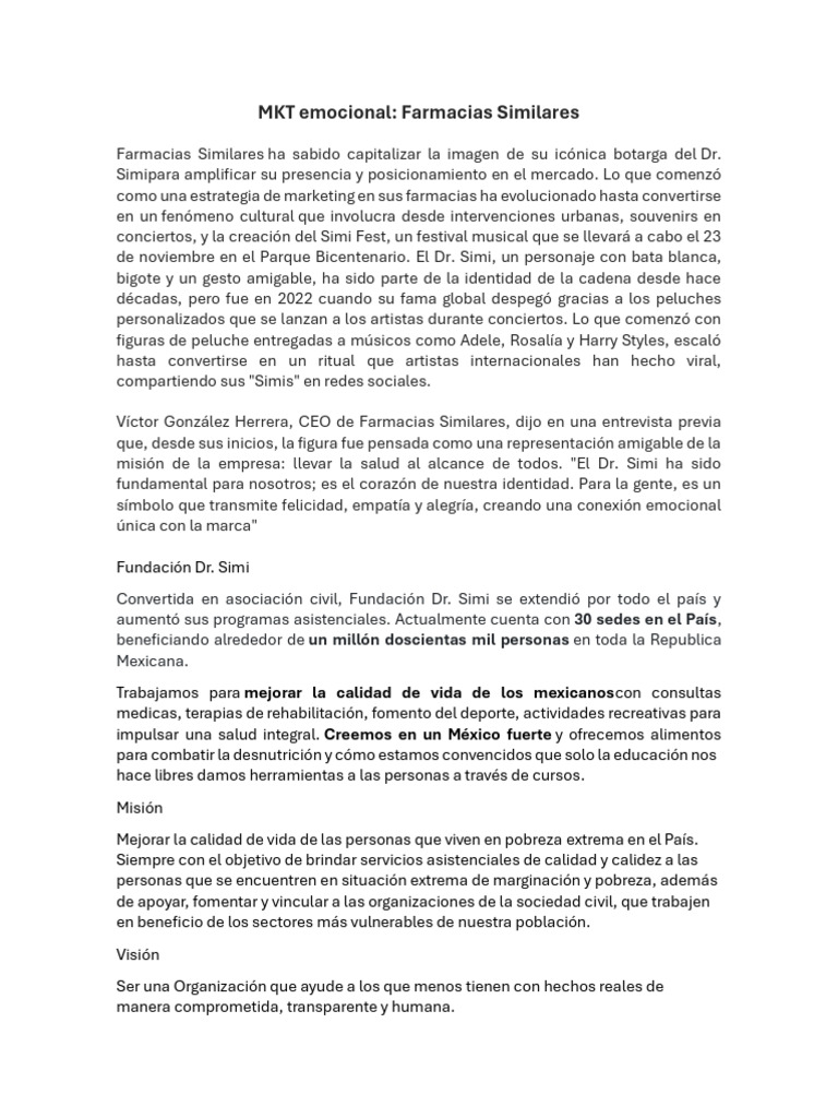 Fundación De.Simi | PDF | México