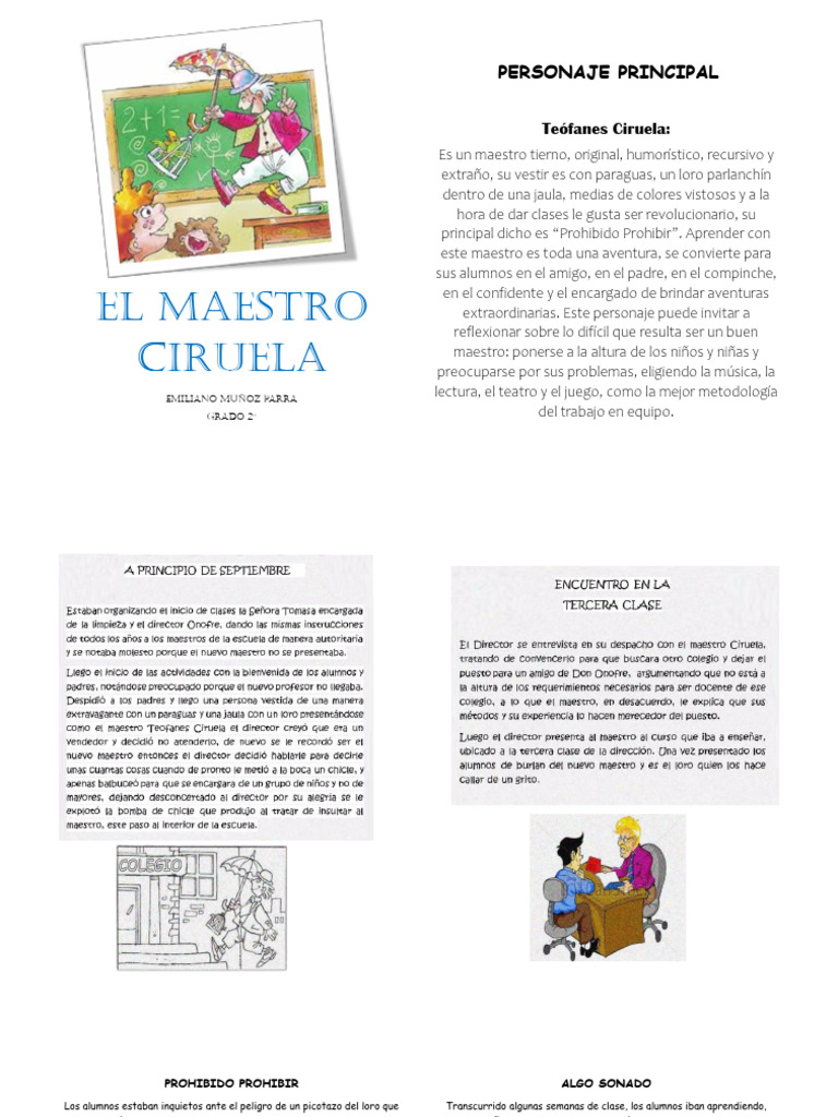 El Mestro Ciruela_Libro | PDF