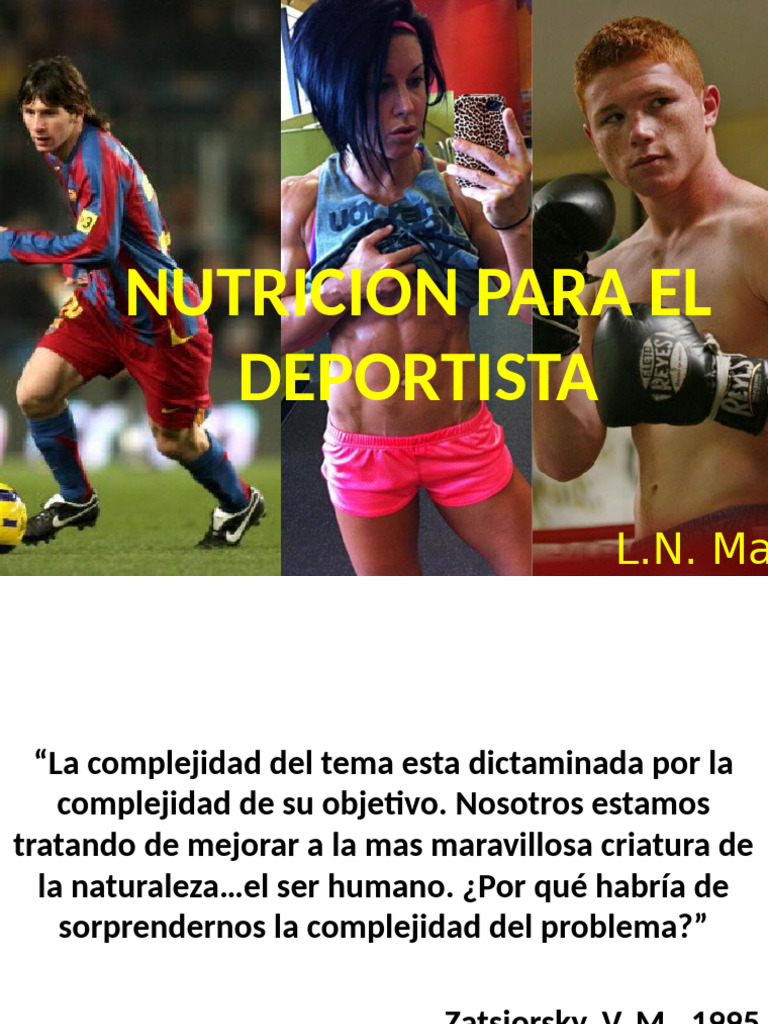 Nutricion Alto RendimientoL.N.manuel Zepeda Lopez AFFEJ | PDF ...