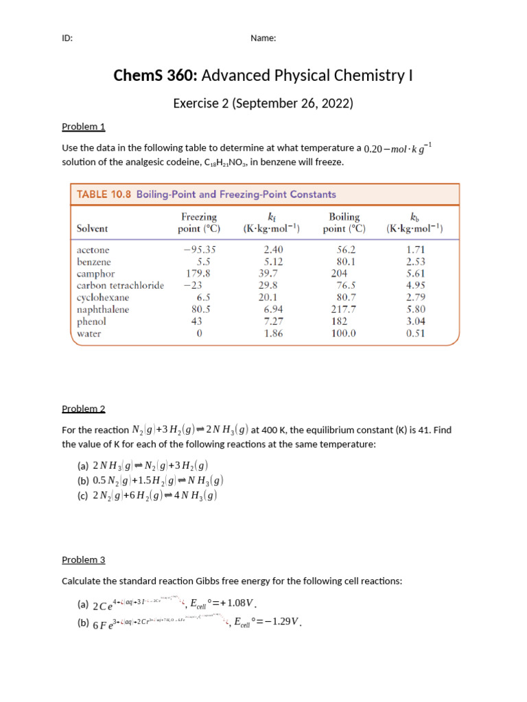 Exercise 2 - Without Solutions | PDF | Continuum Mechanics | Scientific ...
