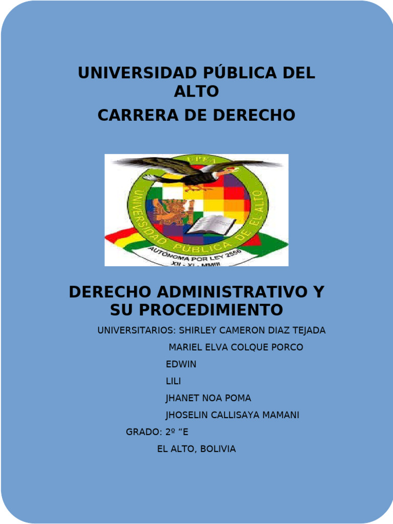 CARATULA 1 ADMI | PDF