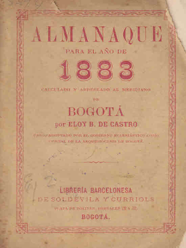 Almanaque 1883 | PDF