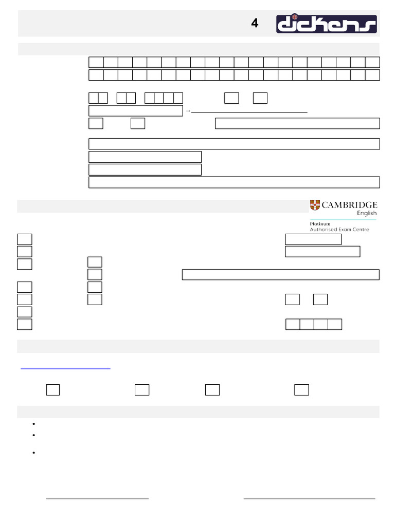 Formulario-Cambridge-English-2024-v2 | PDF