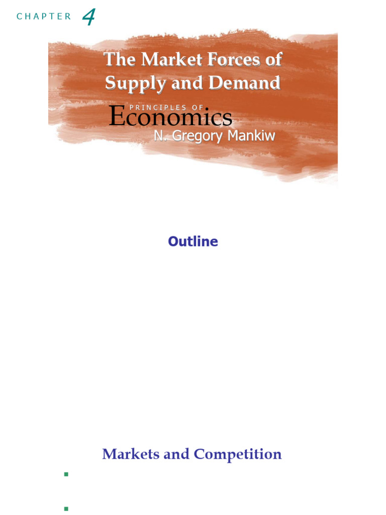 Session 2 - Demand&Supply - C4 | PDF | Supply And Demand | Supply (Economics)