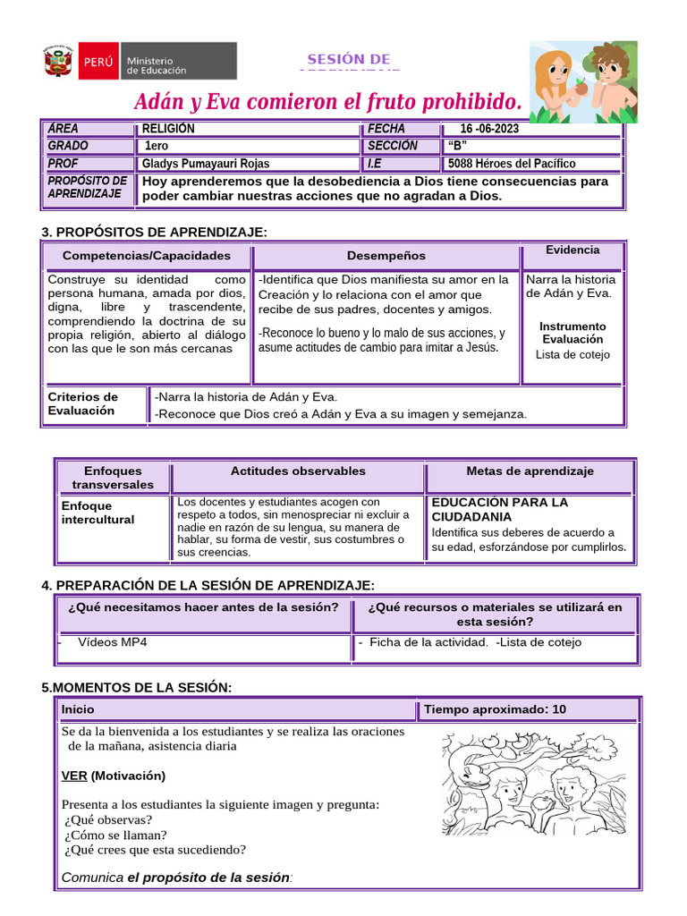 Adán y Eva: El Fruto Prohibido | PDF | Víspera | Adán y Eva