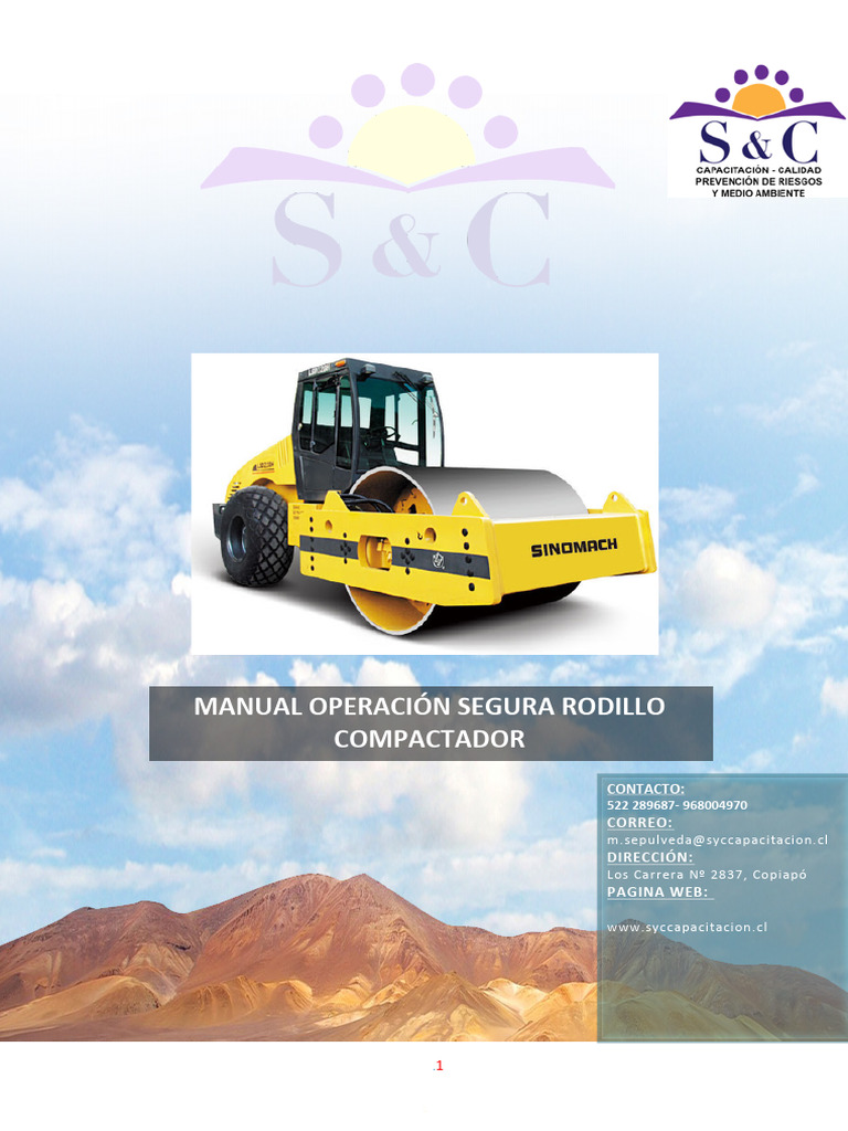 Manual de Operación Rodillo Compactador | PDF | Cambiar | Lubricante