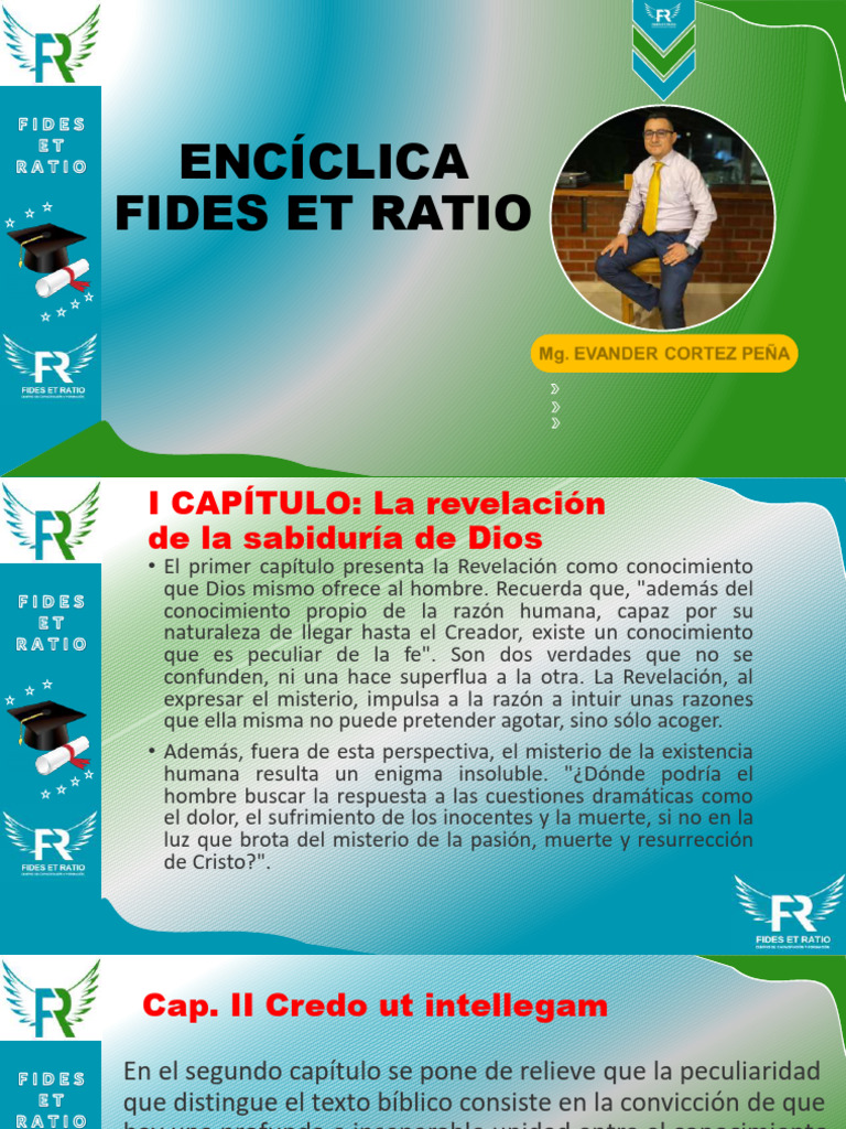 Sesión 25 ENCÍCLICA FIDES ET RATIO | PDF | Verdad | Fe